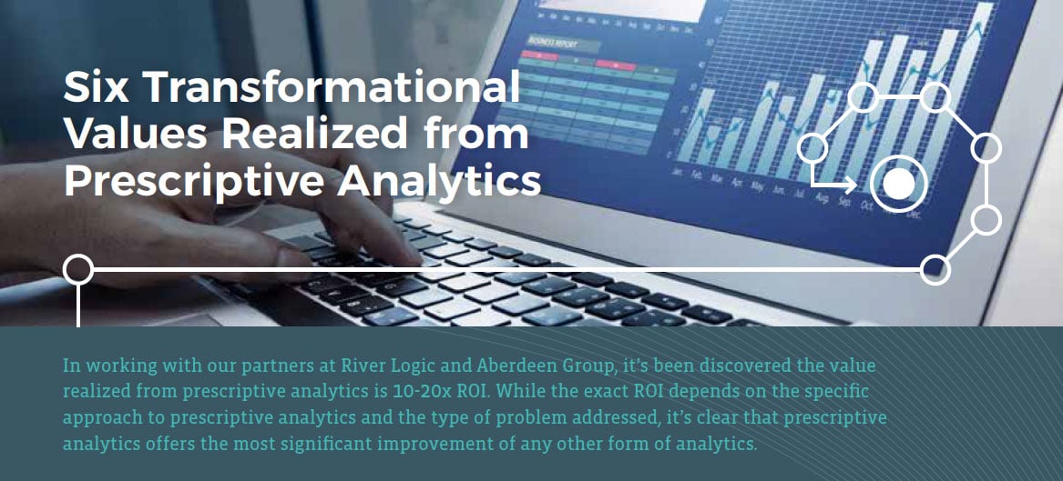 Six Transformational Values Realized from Prescriptive Analytics